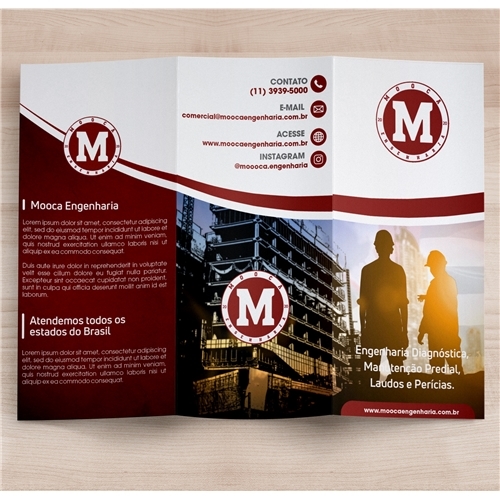 Mooca Engenharia | Criação de Folder Para Construção & Engenharia