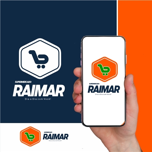 RAIMAR SUPERMERCADO (Dia a Dia com Você!) | Criação de Logo Para A...
