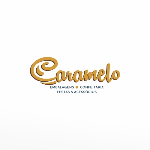 CARAMELO | Criação de Logo Para Alimentos & Bebidas