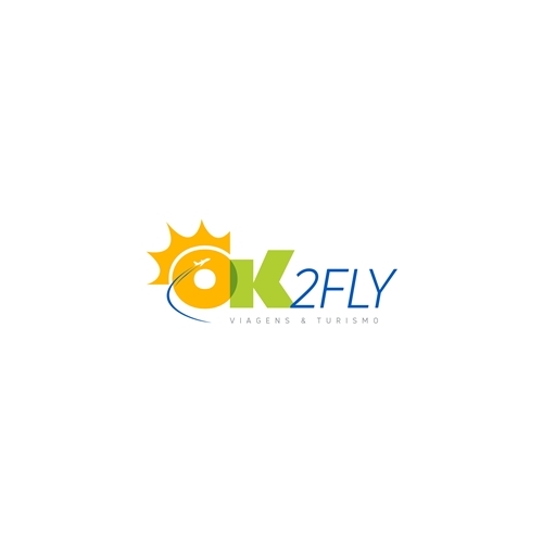 Ok2fly | Criação de Logo e Papelaria (6 itens) Para Viagens & Lazer