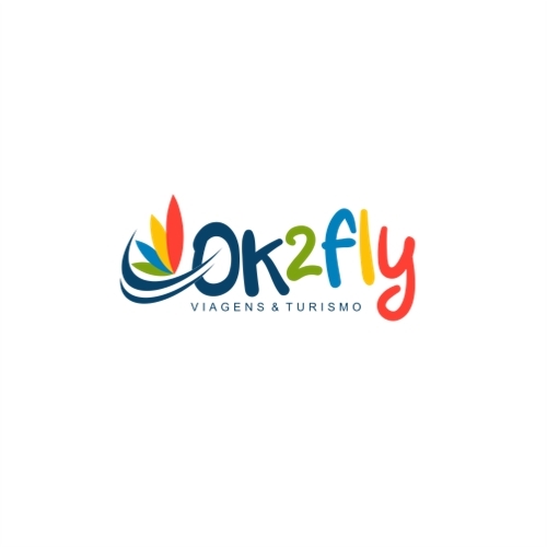 Ok2fly | Criação de Logo e Papelaria (6 itens) Para Viagens & Lazer