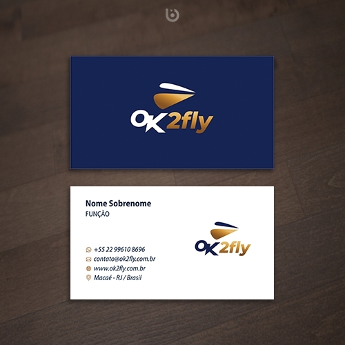 Ok2fly | Criação de Logo e Papelaria (6 itens) Para Viagens & Lazer