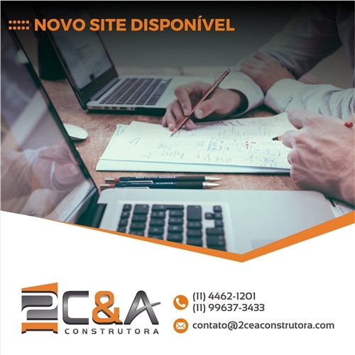 2C&A CONSTRUTORA | Criação de Kit Layout de Posts para Redes Sociai...