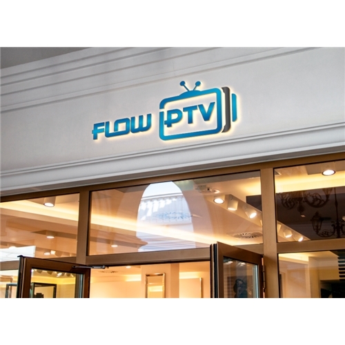 FLOW IPTV | Criação de Logo Para Computador & Internet
