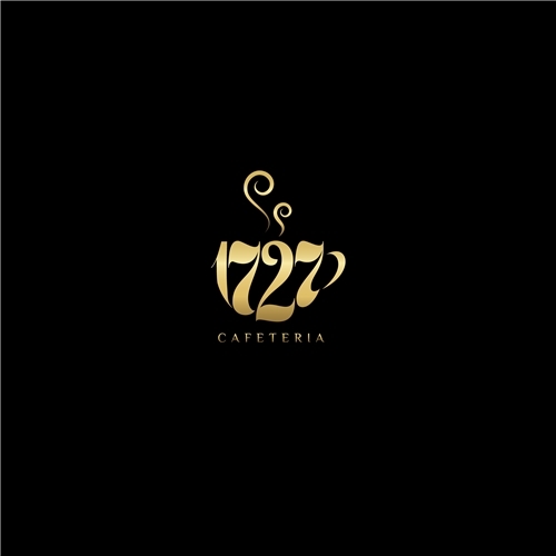 1727 Cafeteria | Criação de Logo Para Alimentos & Bebidas