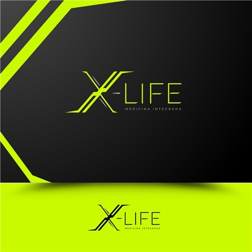 X-Life Medicina Integrada | Criação de Logo Para Saúde & Nutrição