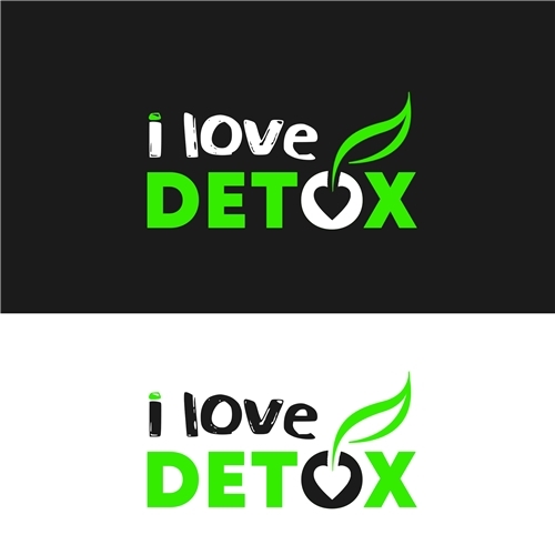 I LOVE DETOX | Criação de Logo Para Alimentos & Bebidas