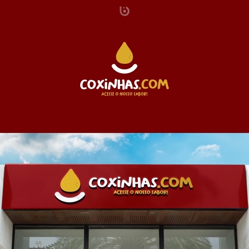 Coxinhas.com | Criação de Logo Para Alimentos & Bebidas