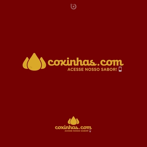 Coxinhas.com | Criação de Logo Para Alimentos & Bebidas