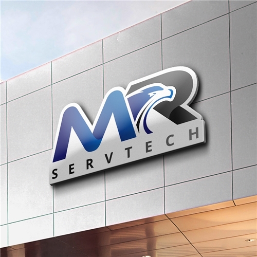 MR servtech | Criação de Logo em 3D Para Tecnologia & Ciencias