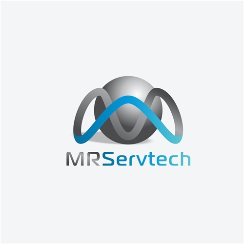 MR servtech | Criação de Logo em 3D Para Tecnologia & Ciencias