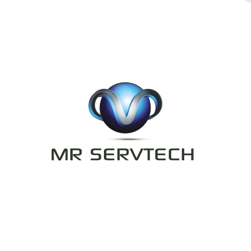 MR servtech | Criação de Logo em 3D Para Tecnologia & Ciencias