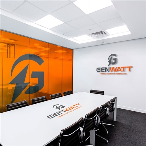 Genwatt | Criação de Logo e Papelaria (6 itens) Para Metal & Energia