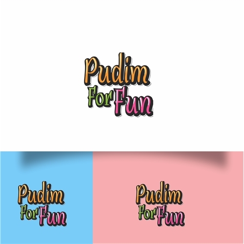 Pudim For Fun | Criação de Logo Para Alimentos & Bebidas
