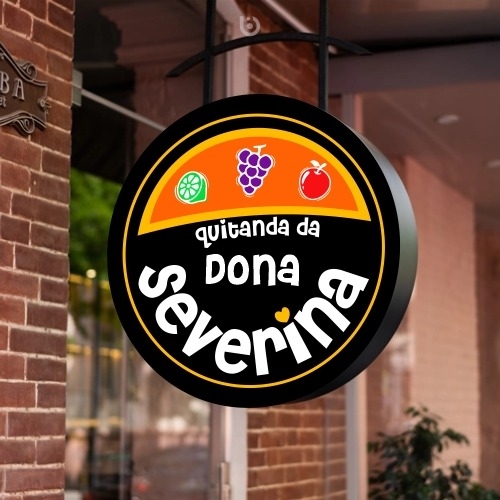 Quitanda da Dona Severina | Criação de Logo Para Alimentos & Bebidas