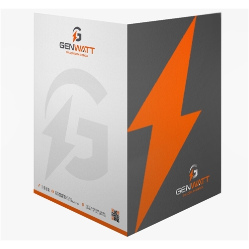 Genwatt | Criação de Logo e Papelaria (6 itens) Para Metal & Energia