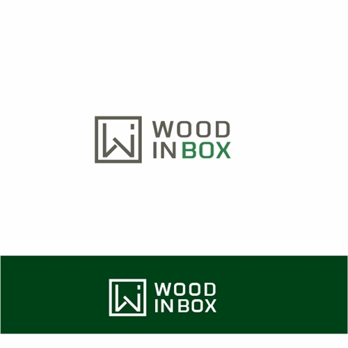 WOOD IN BOX | Criação de Logo Para Decoração & Mobília