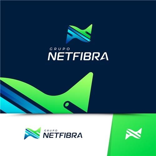 GRUPO NET FIBRA | Criação de Logo Para Computador & Internet
