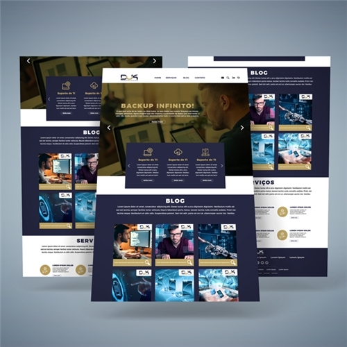 Duk Informática - www.duk.com.br | Criação de Layout de site Para C...