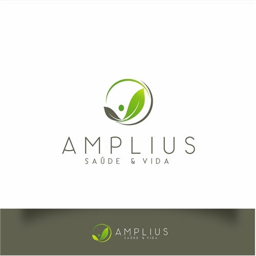 Amplius - Vida e Saúde | Criação de Logo Para Saúde & Nutrição