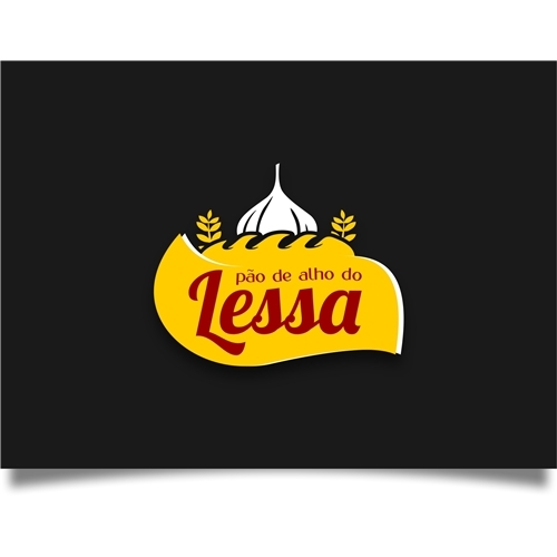 Pão de Alho do Lessa | Criação de Logo Para Alimentos & Bebidas