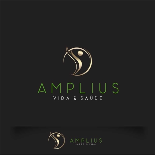 Amplius - Vida e Saúde | Criação de Logo Para Saúde & Nutrição