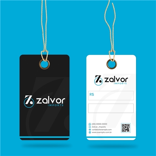 ZALVOR IMPORTS | Criação de Papelaria Profissional Para Outros