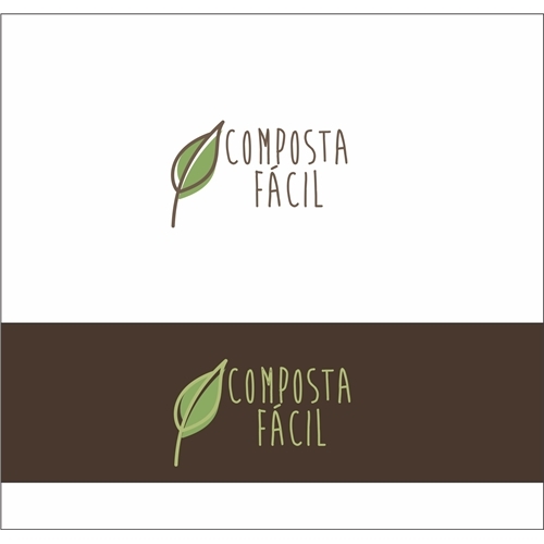 COMPOSTA FÁCIL | Criação de Logo Para Ambiental & Natureza
