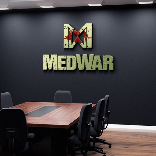 MEDWAR | Criação de Logo Para Educação & Cursos