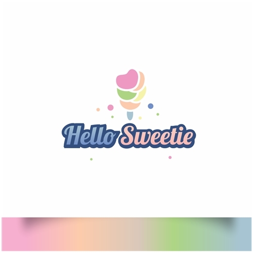 Hello Sweetie | Criação de Logo Para Alimentos & Bebidas