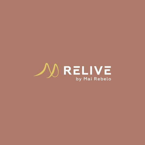 Relive by Mai Rebelo | Criação de Logo Para Beleza