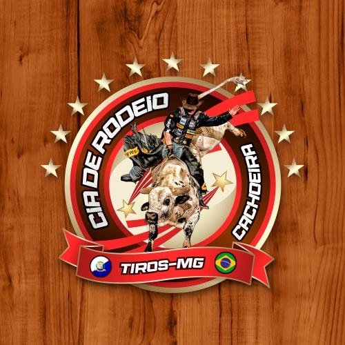 Cia de rodeio cachoeira | Criação de Logo Para Animais