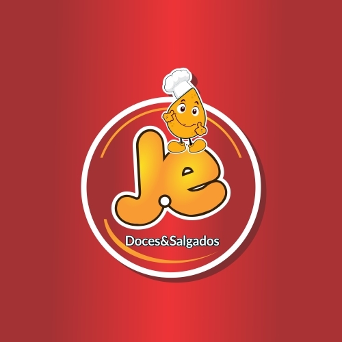 J.E Doces & Salgados | Criação de Logo Para Alimentos & Bebidas