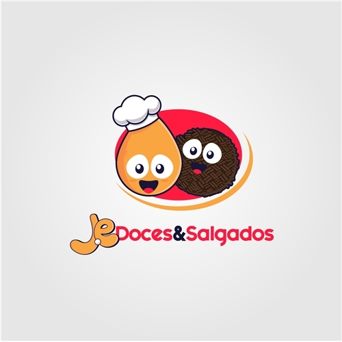 J.E Doces & Salgados | Criação de Logo Para Alimentos & Bebidas