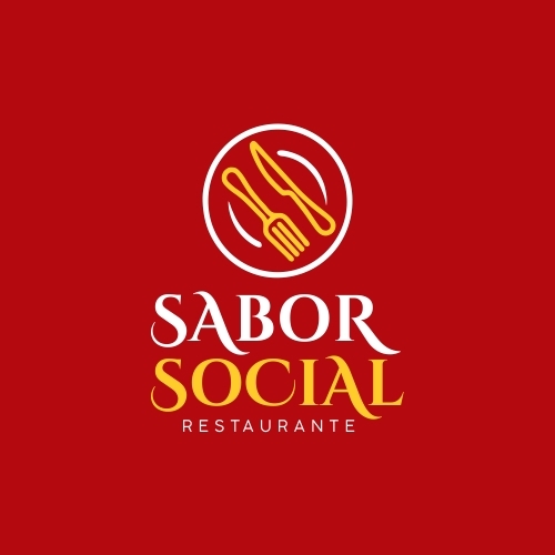 Sabor Social Restaurante | Criação de Logo Para Alimentos & Bebidas