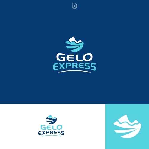Gelo express | Criação de Logo Para Alimentos & Bebidas