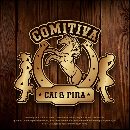 Comitiva Cai & Pira | Criação de Logo e Cartao de Visita Para Artes...