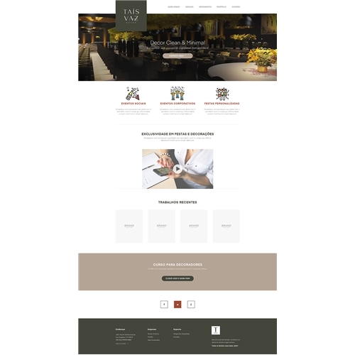 Tais Vaz Decor | Criação de Layout de site Para Outros