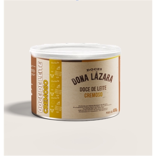 Dona Lázara doces de leite | Criação de Layout de Rótulo Para Alime...