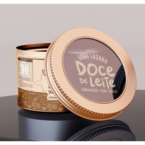 Dona Lázara doces de leite | Criação de Layout de Rótulo Para Alime...