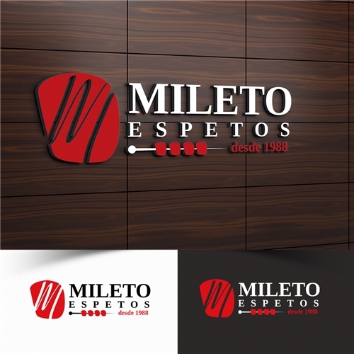 MILETO ESPETOS | Criação de Logo Para Alimentos & Bebidas