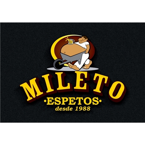 MILETO ESPETOS | Criação de Logo Para Alimentos & Bebidas
