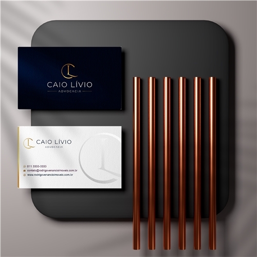 Caio Lívio Advocacia | Criação de Logo e Cartao de Visita Para Advo...
