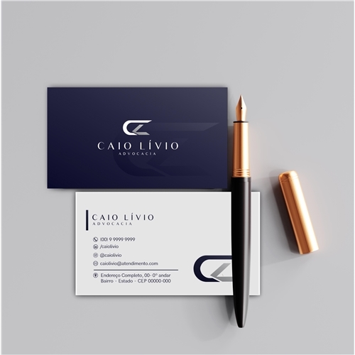 Caio Lívio Advocacia | Criação de Logo e Cartao de Visita Para Advo...