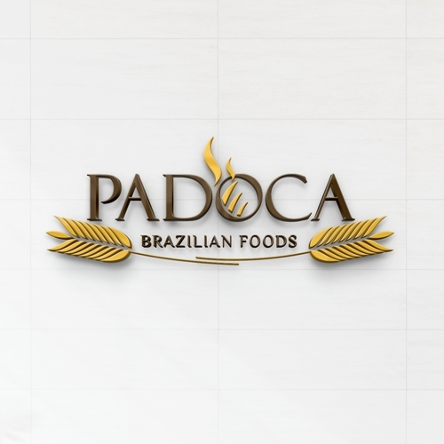 Padoca Brazilian Foods | Criação de Logo Para Alimentos & Bebidas