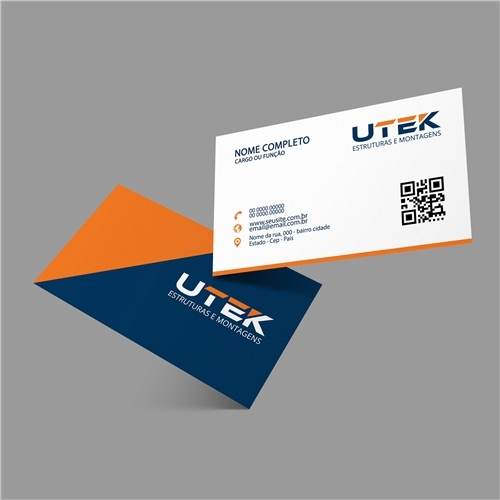 UTEK ESTRUTURAS E MONTAGENS | Criação de Logo e Papelaria (6 itens)...