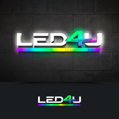 Led4u | Criação de Logo Para Planejamento de Eventos
