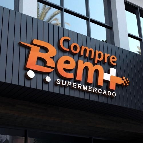 Compre Bem+ | Criação de Logo Para Alimentos & Bebidas