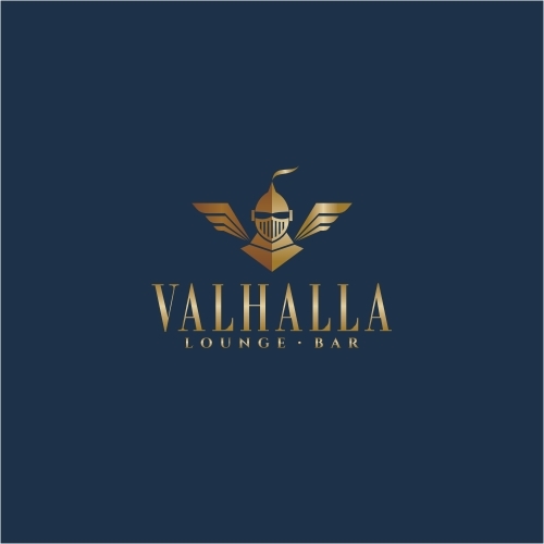 Valhalla LoungeBar | Criação de Logo Para Artes, Música & Entreteni...