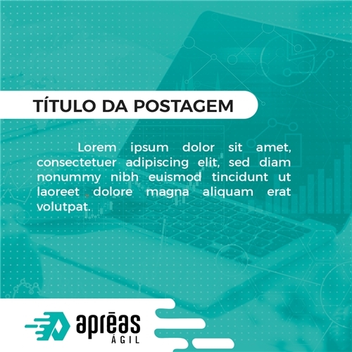 Kit com 6 Layouts de Po.. para Apréas Ágil | WellDesign 6278097